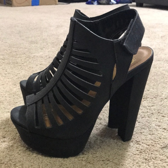 Speed Limit 98 | Shoes | Black Platform Heels | Poshmark